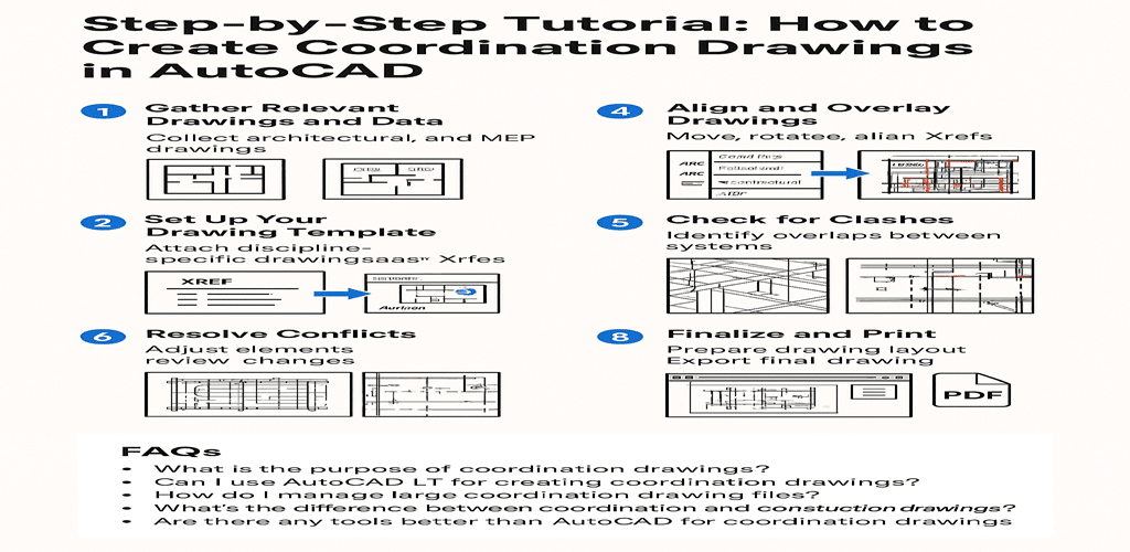 Step-by-Step Tutorial: How To Create Coordination Drawings In AutoCAD